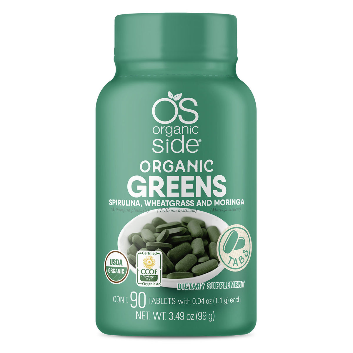 Organic Green Superfood Blend 90 Tablets - Organic Side – My Organic Side